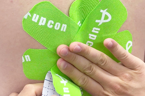 How to use kinesiology tape for lower back pain - Lumbar support