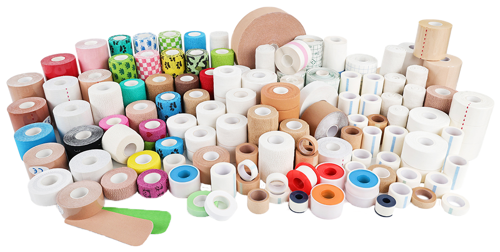 Bulk Kinesiology Tape, Cohesive Bandage, Sports Tape, Boob Tape